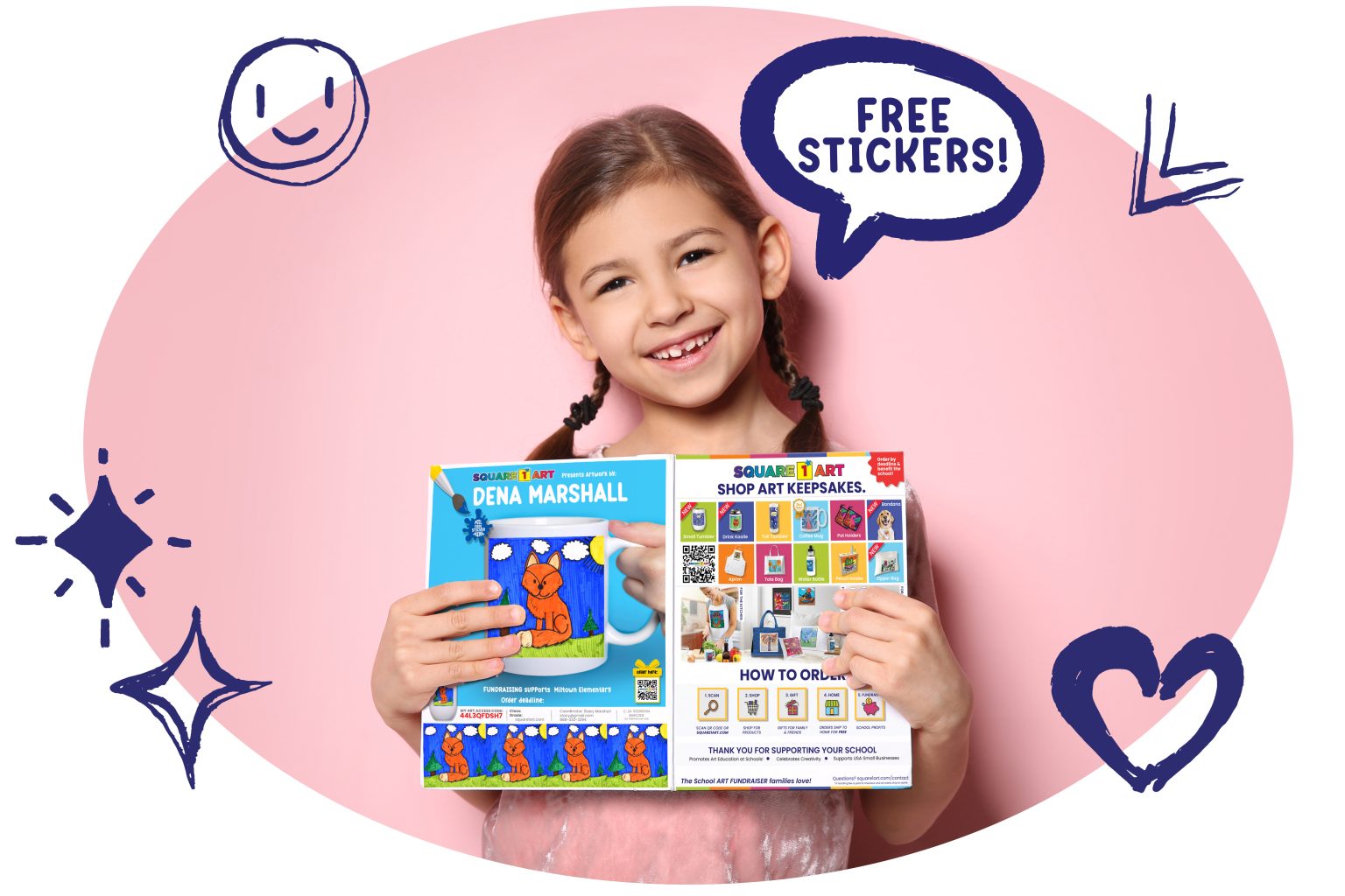 Traditional Free Sticker Program – Square 1 Art
